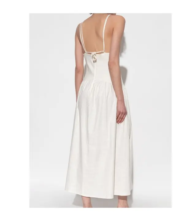 Cult Gaia Sleeveless Open Back Midi Dress
