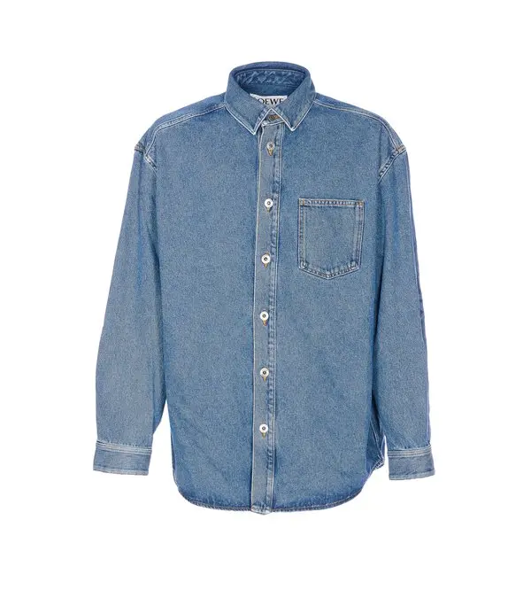 Loewe Oversized Denim Shirt - Blue
