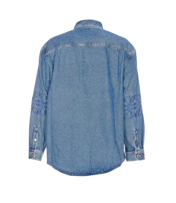 Loewe Oversized Denim Shirt - Blue