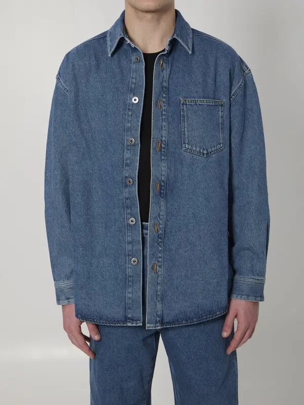 Loewe Anagram Denim Shirt - Blue
