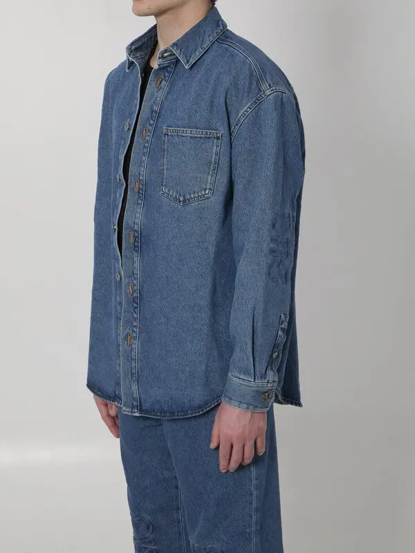 Loewe Anagram Denim Shirt - Blue