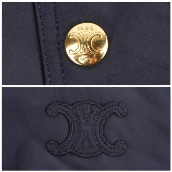 Celine Triomphe Jacket In Nylon