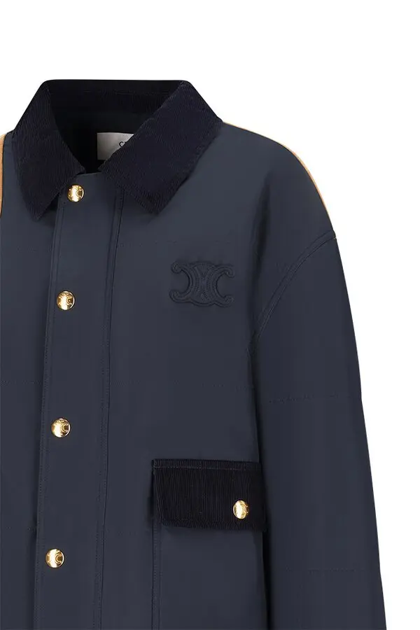 Celine Triomphe Jacket In Nylon