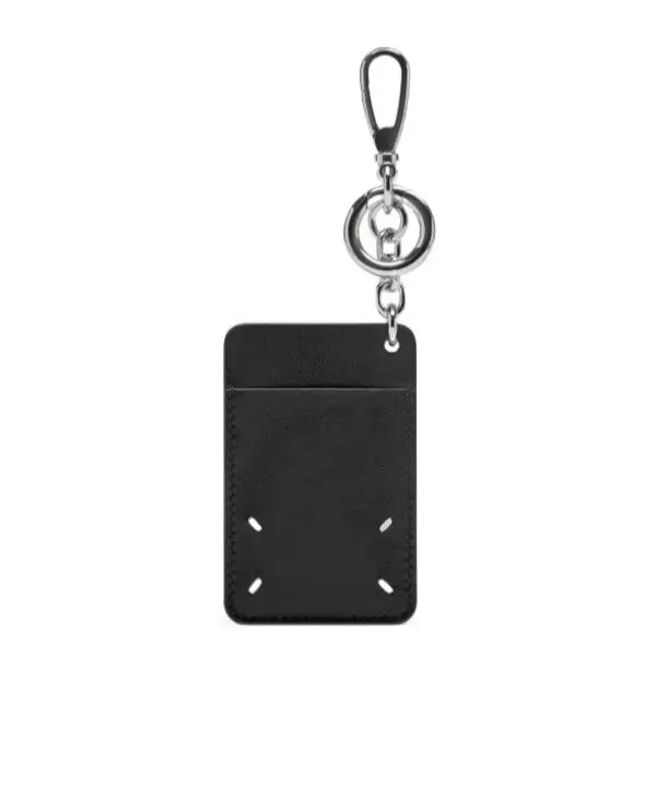 MAISON MARGIELA Chain Card Keyring - Black