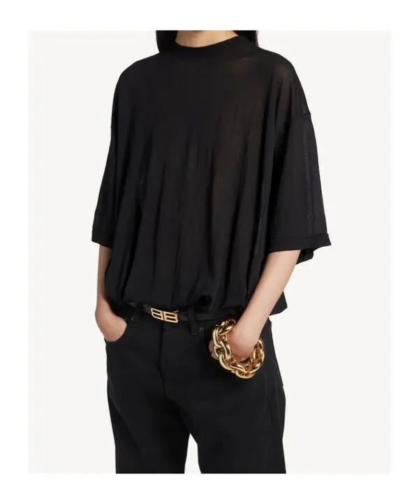 Balenciaga Loose Fit Bodysuit Top