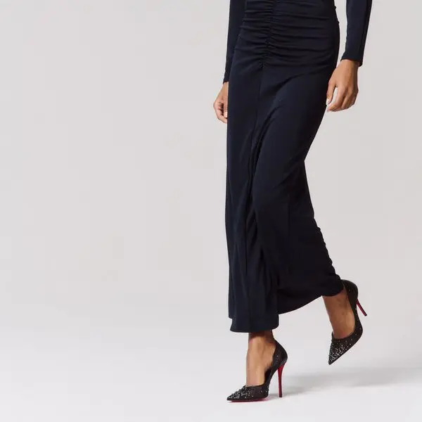 CHRISTIAN LOUBOUTIN Miss Z Degrastrass Heeled Pumps