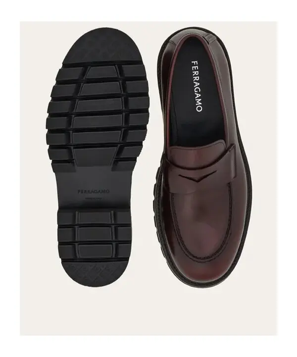 FERRAGAMO Penny Loafer With Chunky Sole