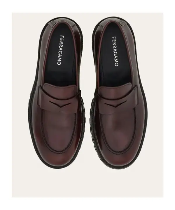 FERRAGAMO Penny Loafer With Chunky Sole