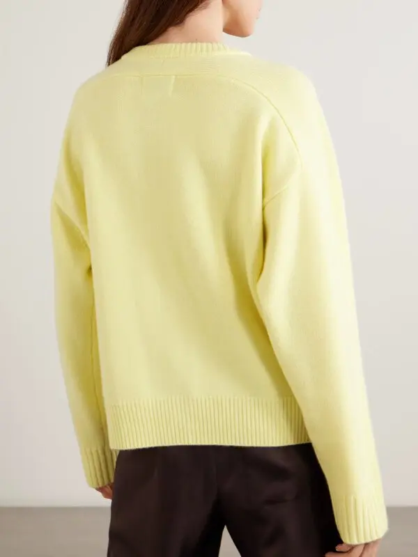 Loulou De Saison Merino Wool And Cashmere-blend Cardigan