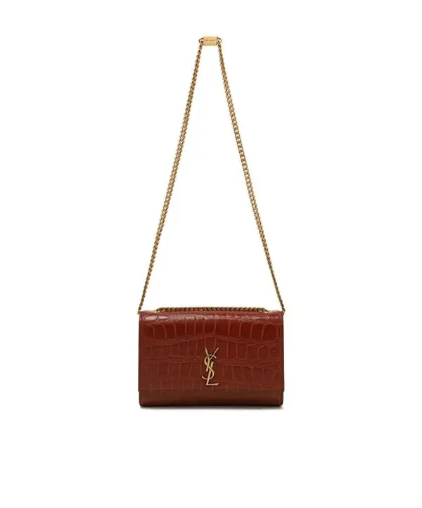 Saint Laurent Kate Small Shoulder Bag - Brown