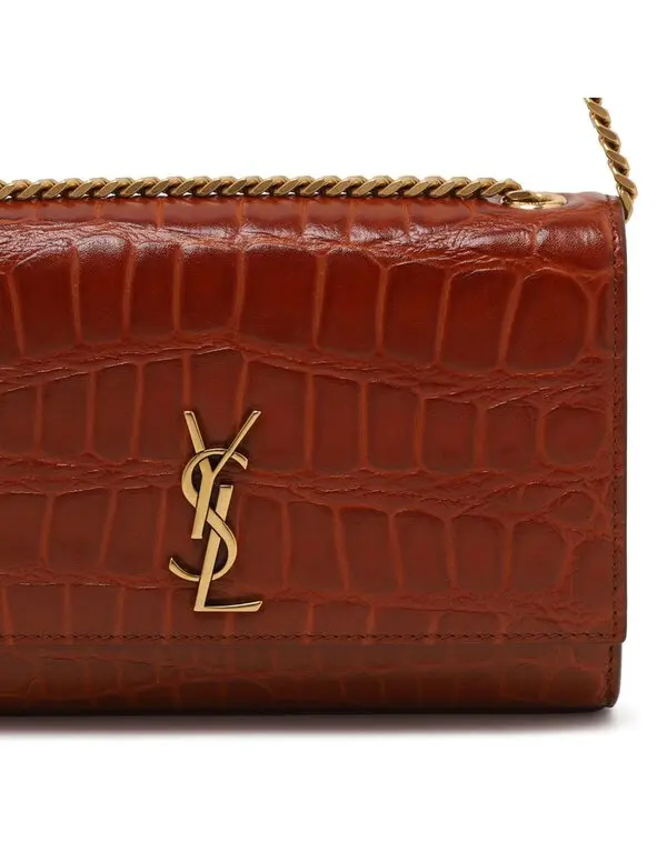 Saint Laurent Kate Small Shoulder Bag - Brown