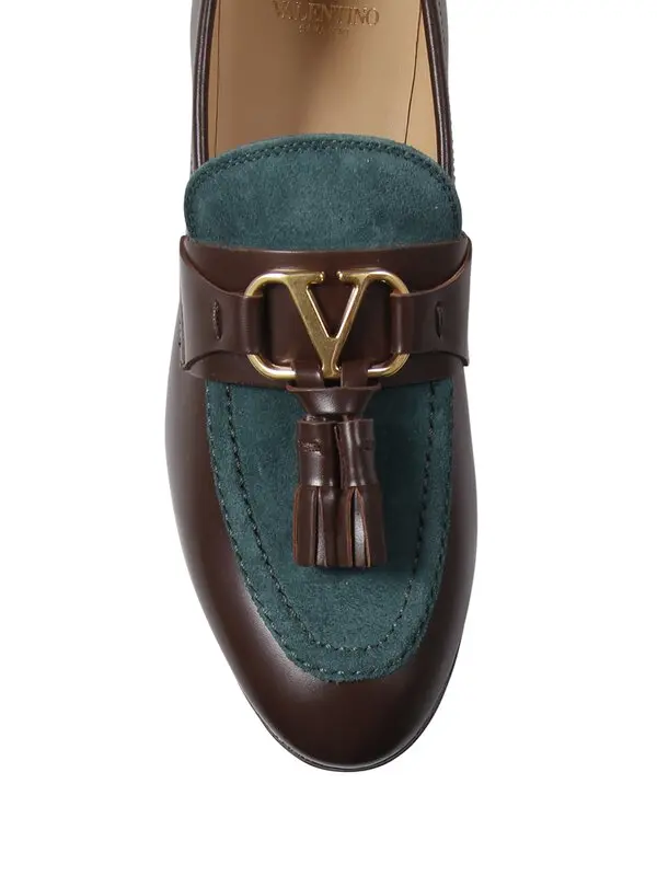 Valentino Garavani Tassel Detailed Slip-on Loafers