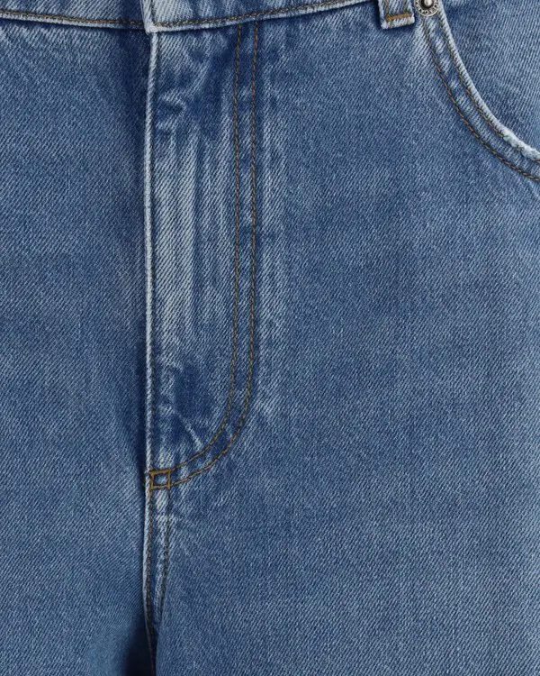 Dolce & Gabbana Paneled Distressed Jeans