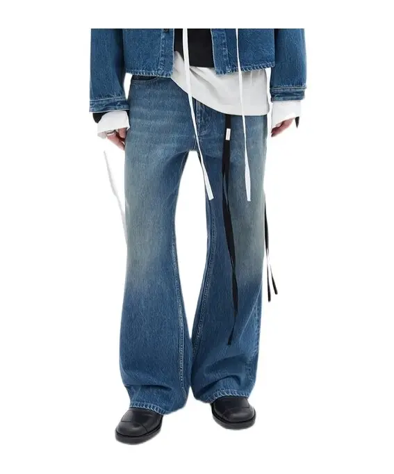 ANN DEMEULEMEESTER Relaxed Flared Jeans - Blue