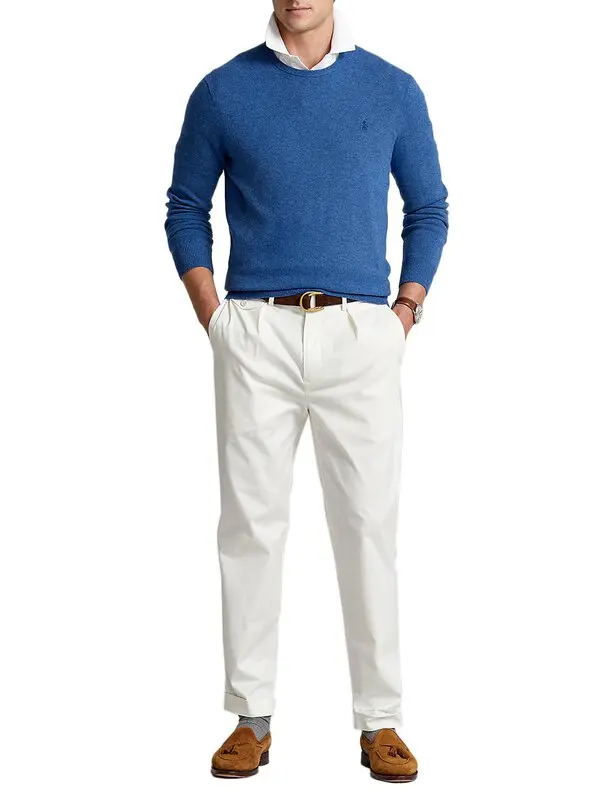Polo Ralph Lauren Round Neck Long Sleeve Sweater - Blue