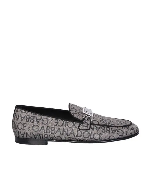 Dolce & Gabbana Logo Jacquard Loafers