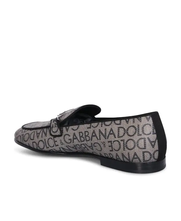 Dolce & Gabbana Logo Jacquard Loafers