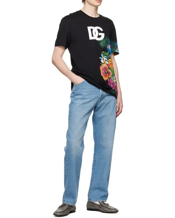 Dolce & Gabbana Logo Jacquard Loafers