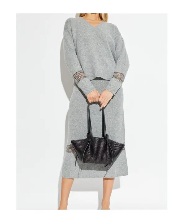 Fabiana Filippi Embellished V-neck Jumper
