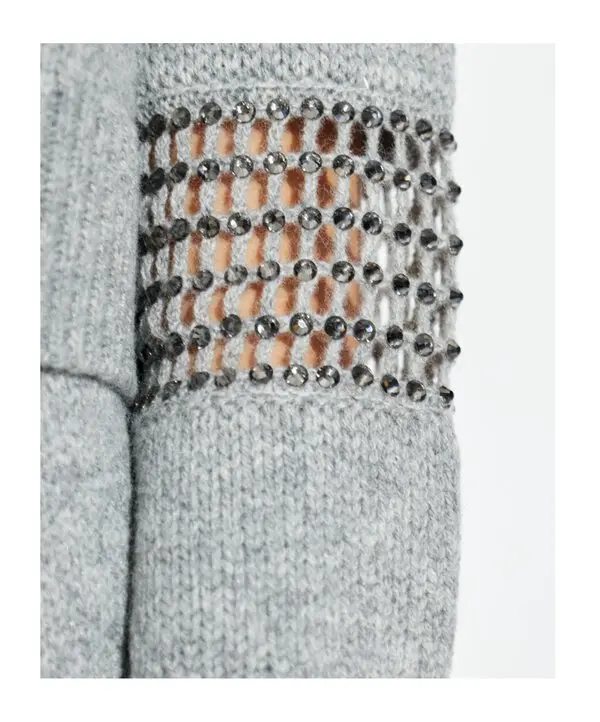 Fabiana Filippi Embellished V-neck Jumper