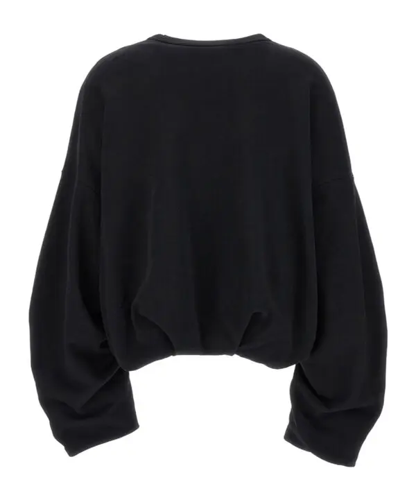Dries Van Noten Draped Sweatshirt - Black