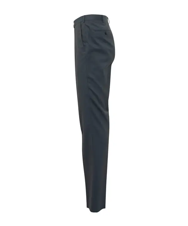 Zegna Pleated Regular-fit Trousers - Black