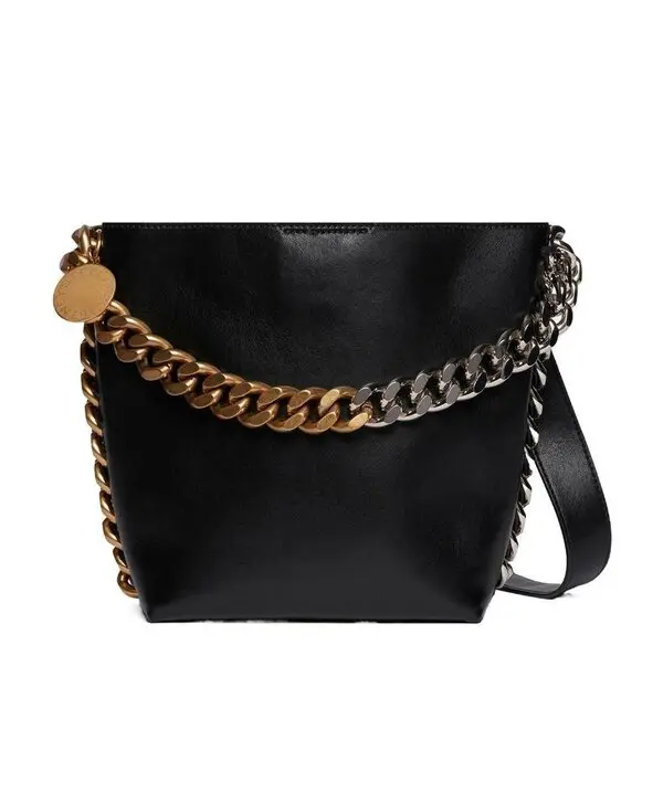 Stella McCartney Frayme Bucket Bag With Falabella Chain