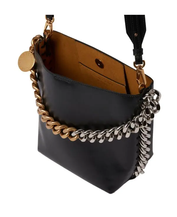 Stella McCartney Frayme Bucket Bag With Falabella Chain