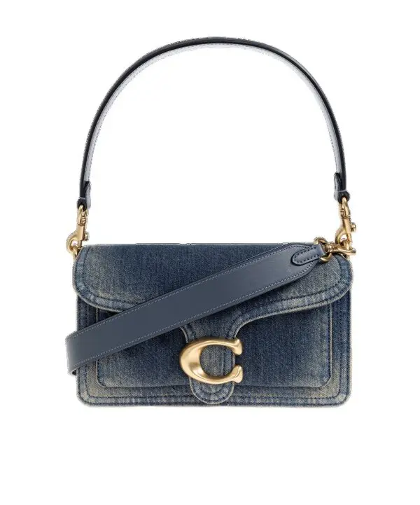 COACH Tabby 26 Denim Shoulder Bag