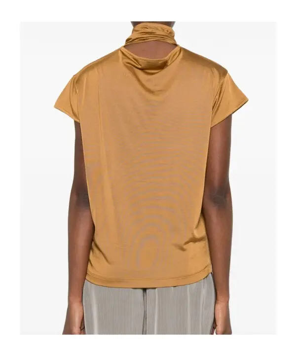 LEMAIRE Short-sleeved Top With Tie Detail