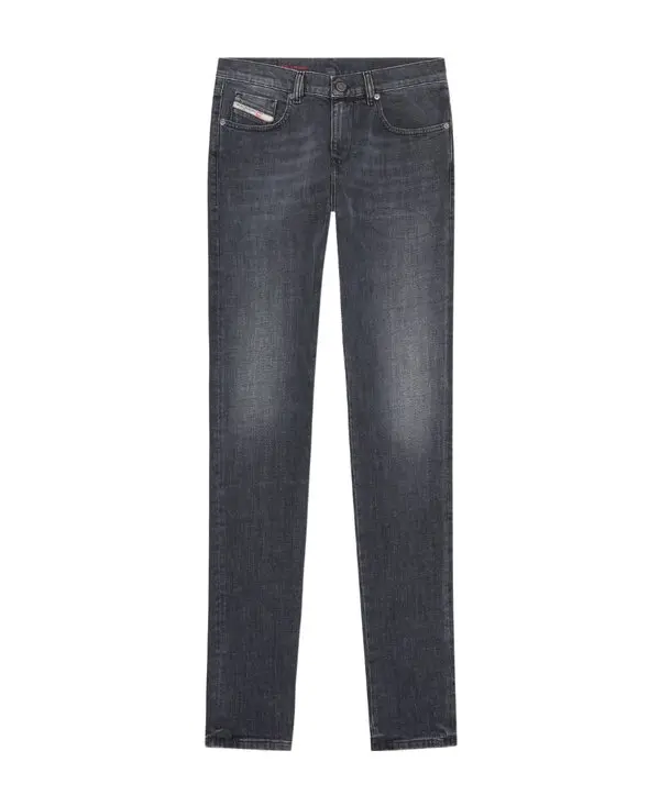 DIESEL® D-strukt Mid-rise Jeans - Black