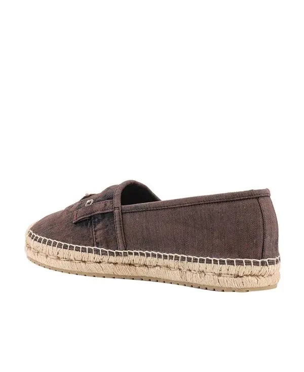 Dolce & Gabbana Logo Patch Denim Espadrilles