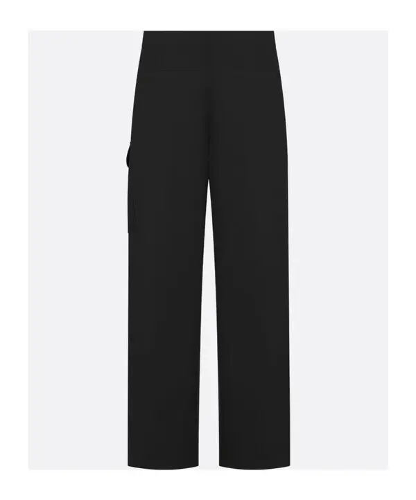 Dior Drawstring Cargo Trousers - Black