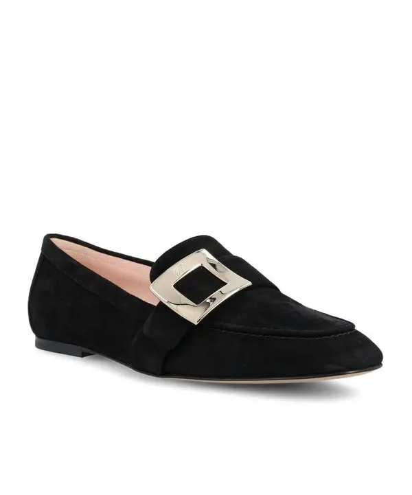 ROGER VIVIER Logo-engraved Flat