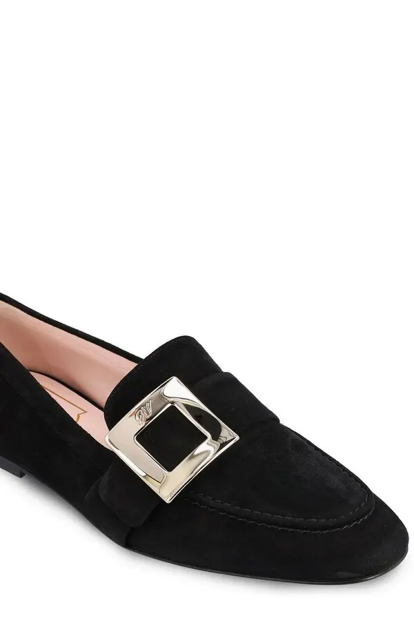 ROGER VIVIER Logo-engraved Flat