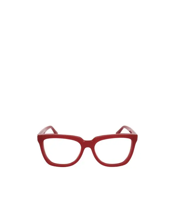 Max Mara Square Frame Eyeglasses - Red