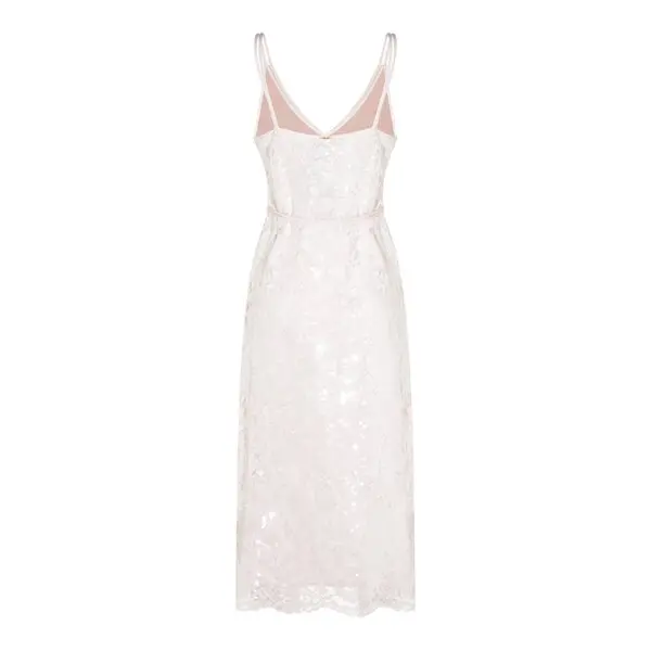 TWINSET Sequined Lace Midi Dress - No