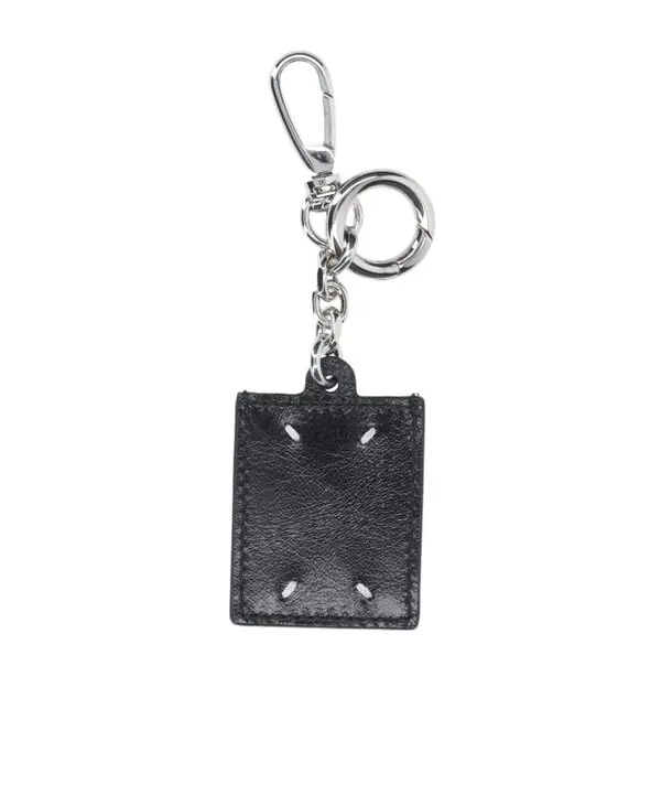 MAISON MARGIELA Logo Detail Metal Keyring