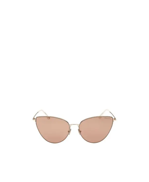 TOM FORD Cat Eye Frame Sunglasses - Nude