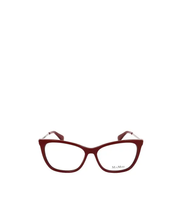 Max Mara Cat Eye Frame Eyeglasses - Red