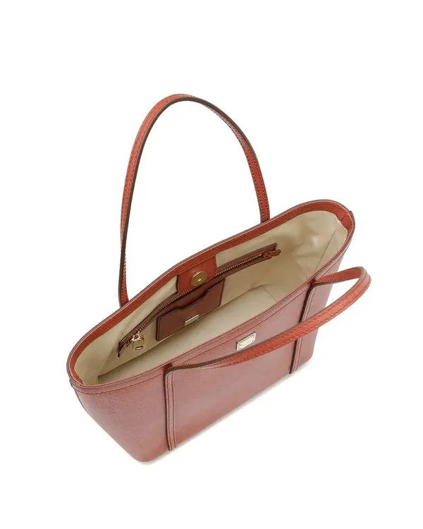 Dolce & Gabbana Logo Detail Handbag - Brown