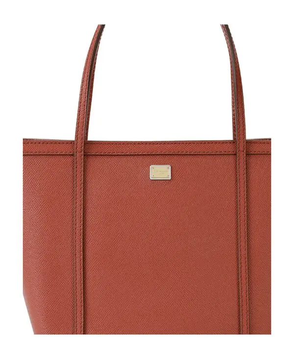 Dolce & Gabbana Logo Detail Handbag - Brown