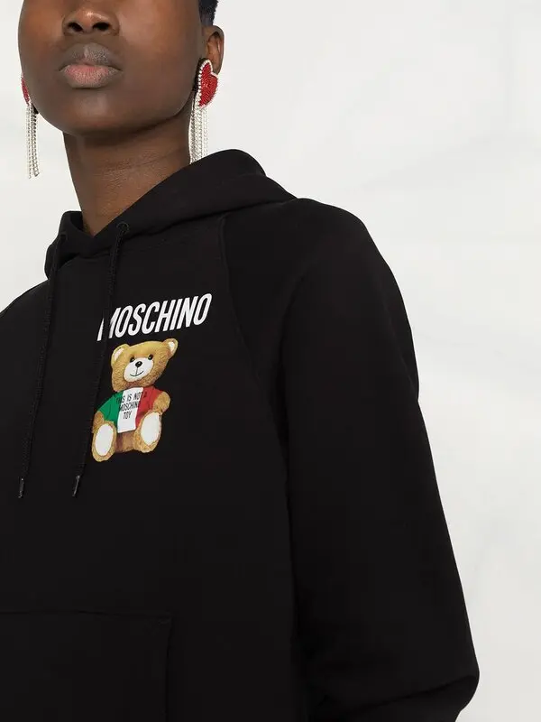 Moschino Teddy Bear Print Hoodie