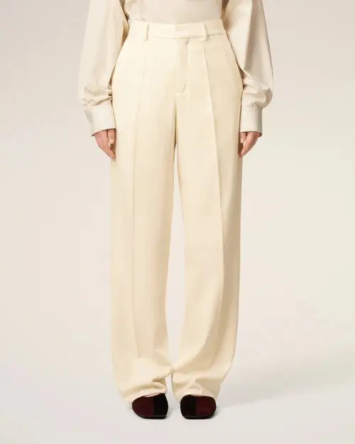AMI Paris Wide Leg Trousers