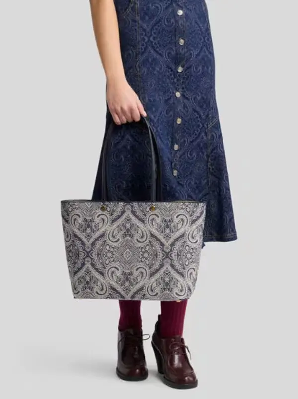 Etro Paisley-print Open-top Tote Bag