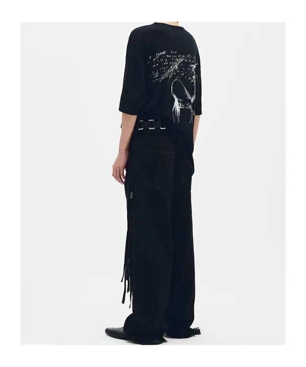 ANN DEMEULEMEESTER Sketchbook-print T-shirt