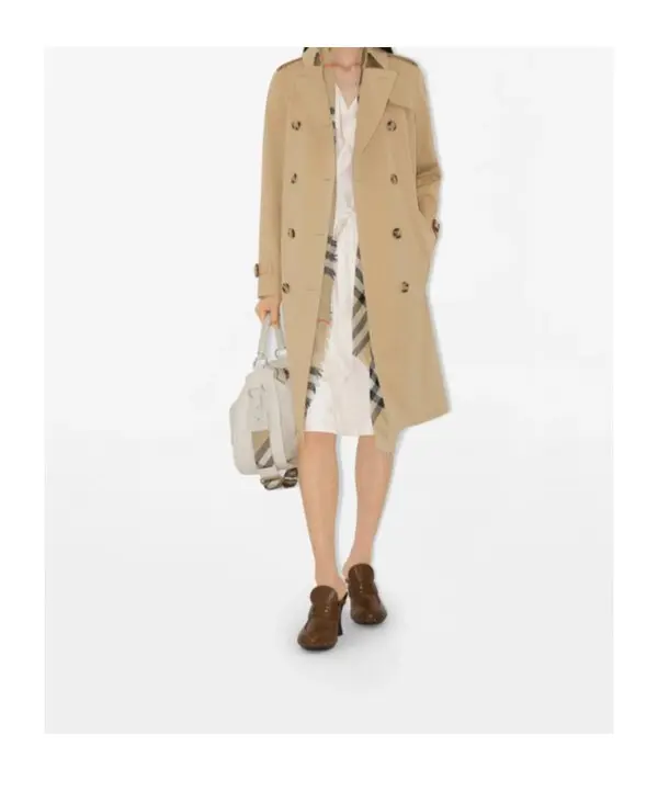 Burberry Long Kensington Heritage Trench Coat
