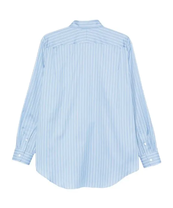 Auralee Striped Shirt - Blue