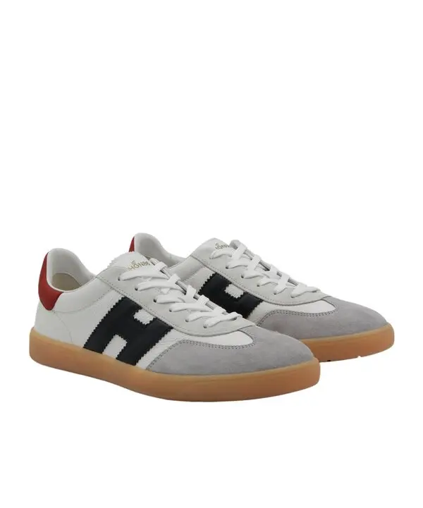 Hogan H-stripe Low-top Sneakers - Gray