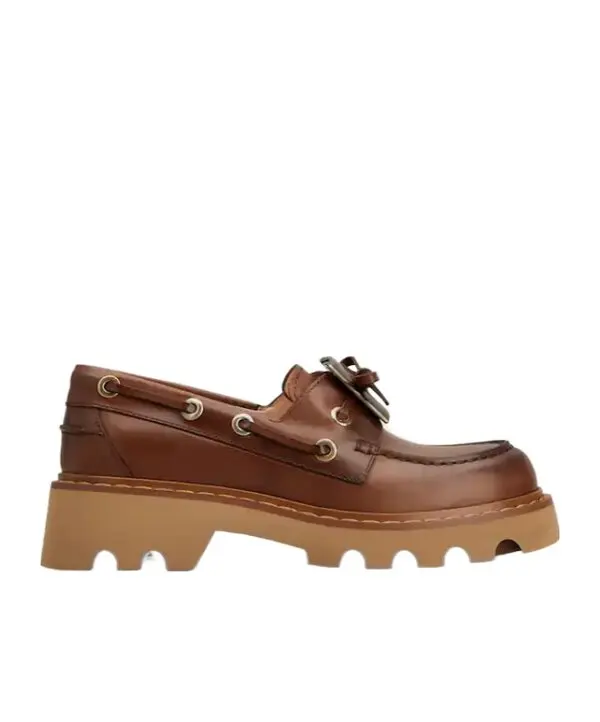 ROGER VIVIER Buckled Loafers - Brown